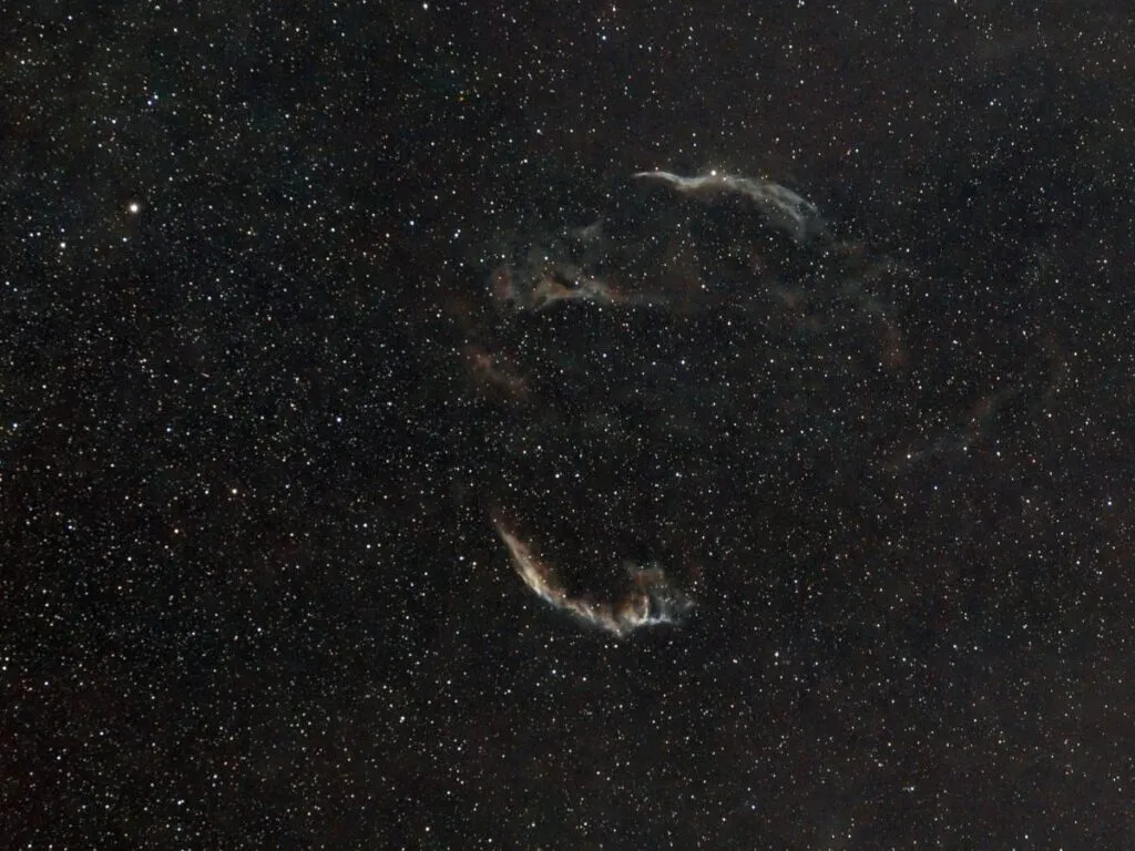 Cygnus Loop - Bortle 4 Zone Gamma Testing - Sleepless Lights